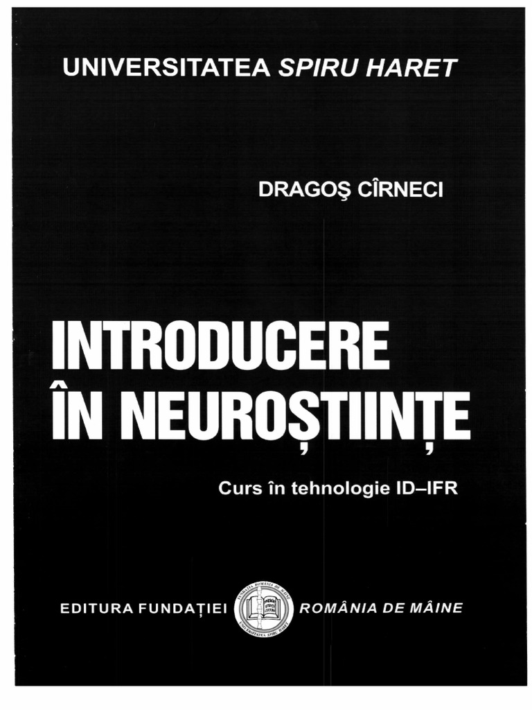 Neurostiinte Dragos Carneci PDF | PDF
