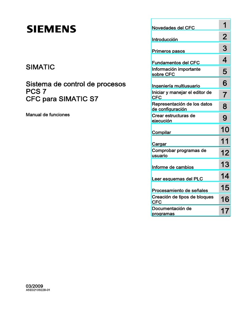SIMATIC. Sistema de Control de Procesos PCS 7 CFC para SIMATIC S7 ...