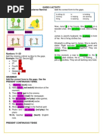 Present Continuous Story | PDF