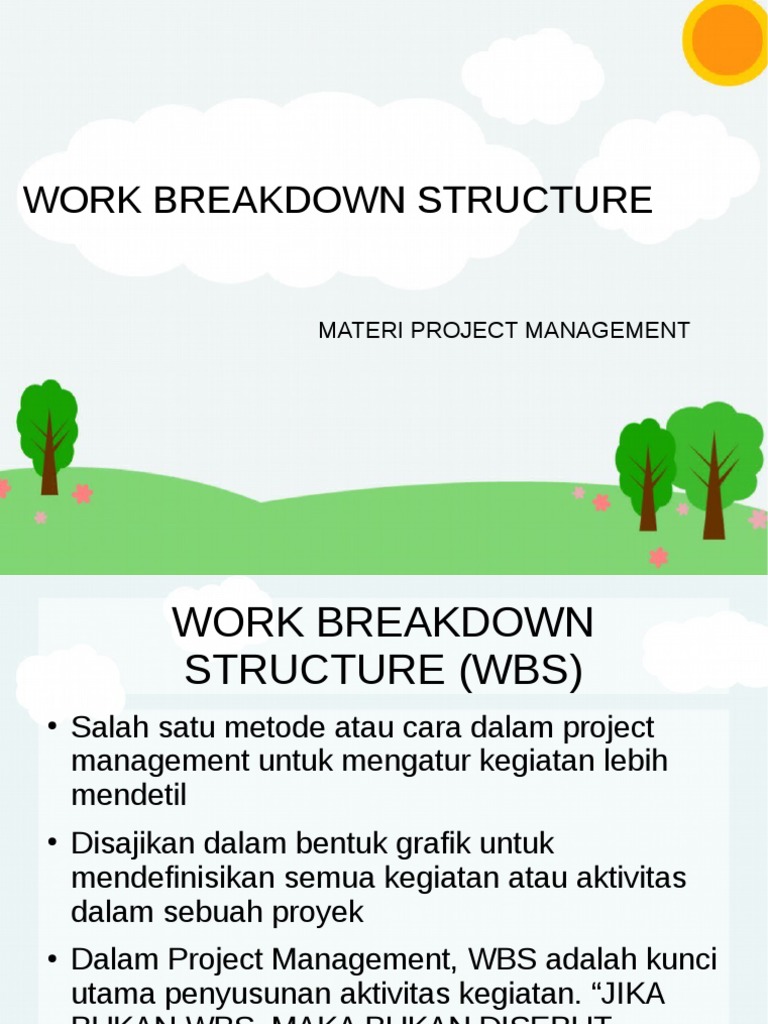 Work Breakdown Structure | PDF | Karier & Perkembangan | Seni