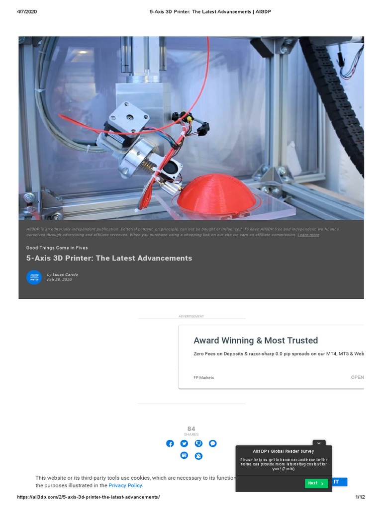 5-Axis 3D Printer - The Latest Advancements - All3DP | Download Free ...
