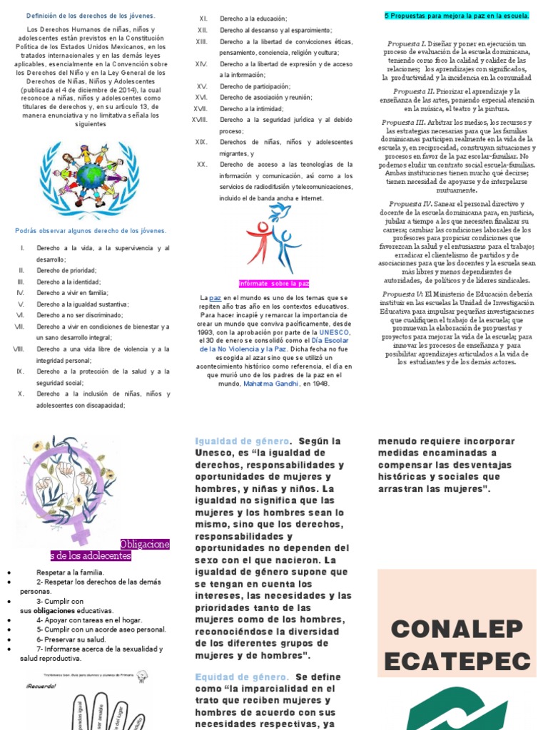 Triptico Igualdad | PDF | Igualdad de género | Estudios de género Triptico Igualdad | PDF | Igualdad de género | Estudios de género