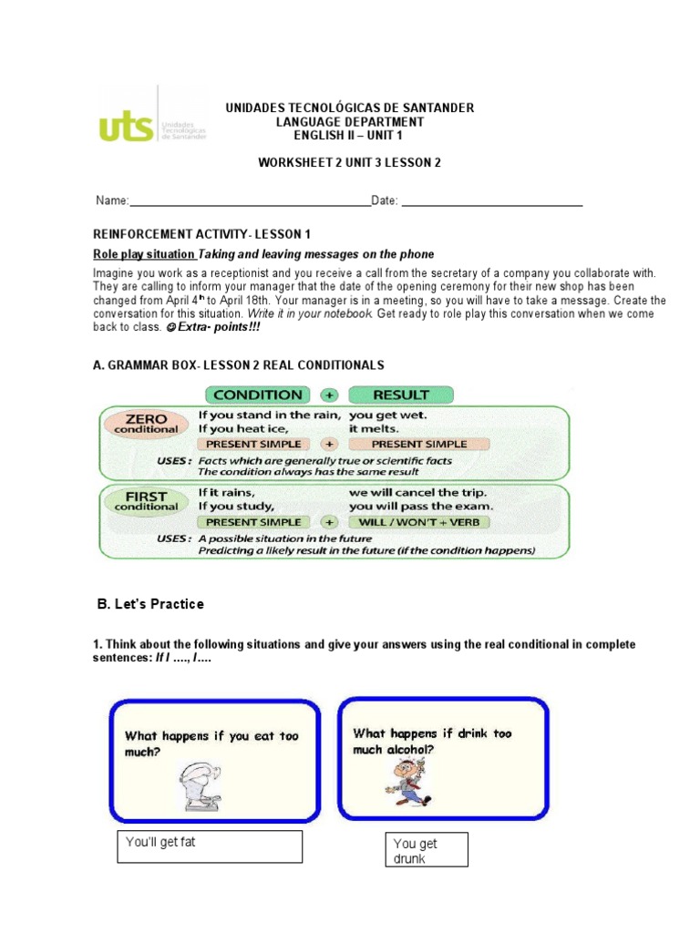 Role Play and Conditional Practice | PDF | Semiotics | Grammar