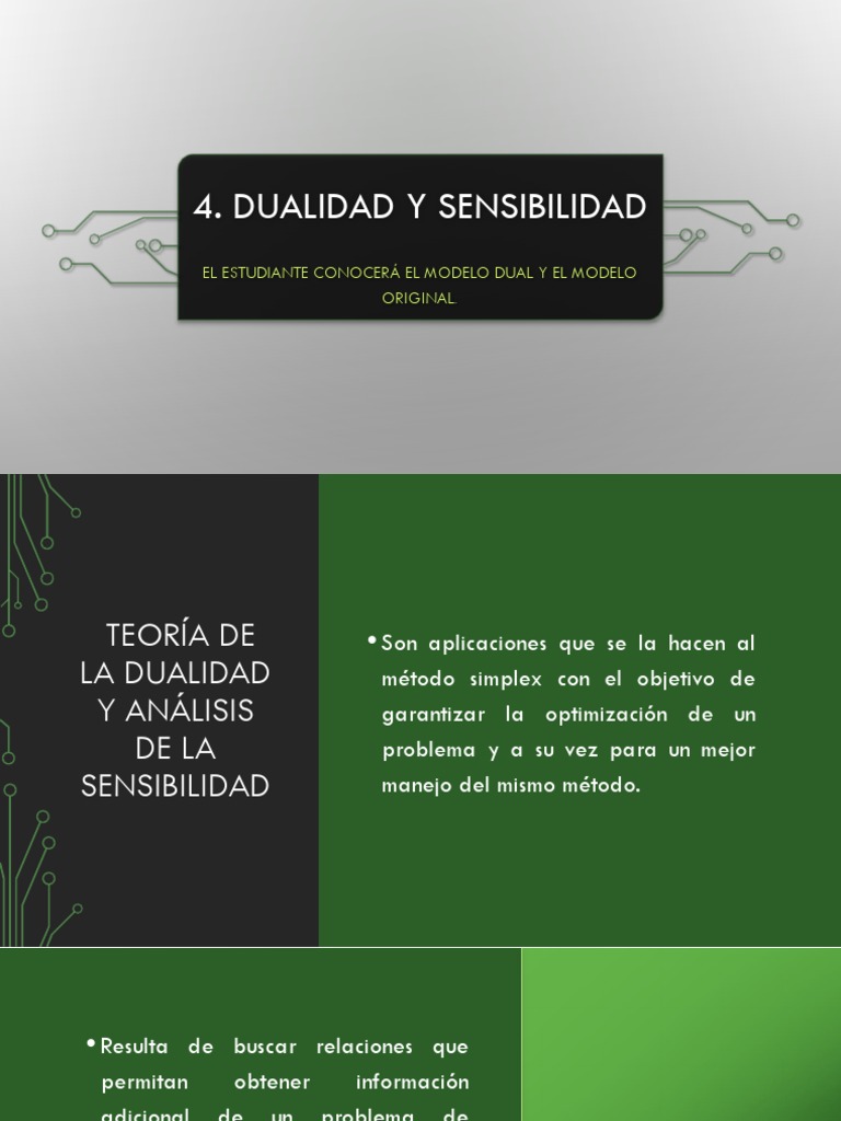 Dualidad y Sensibilidad | PDF | Optimización Matemática | Programación lineal