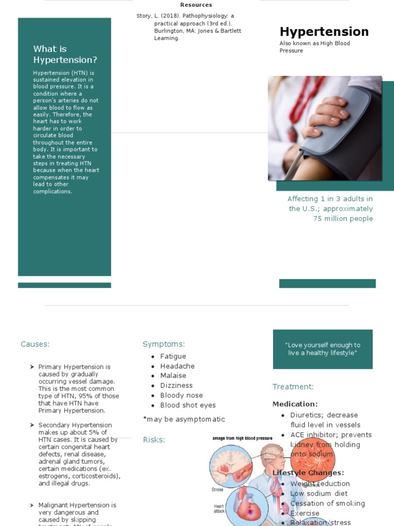 Hypertension Pamphlet | PDF | Hypertension | Heart