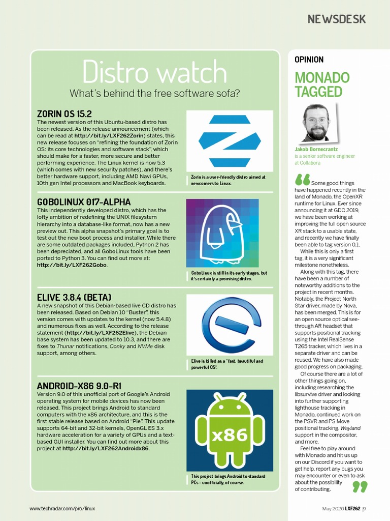 Distro Watch: Monado Tagged | PDF | Linux Distribution | Android ...