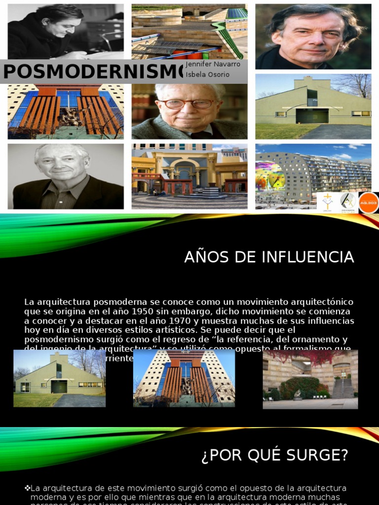 Posmodernismo | PDF | Diseño arquitectonico | Arquitectura