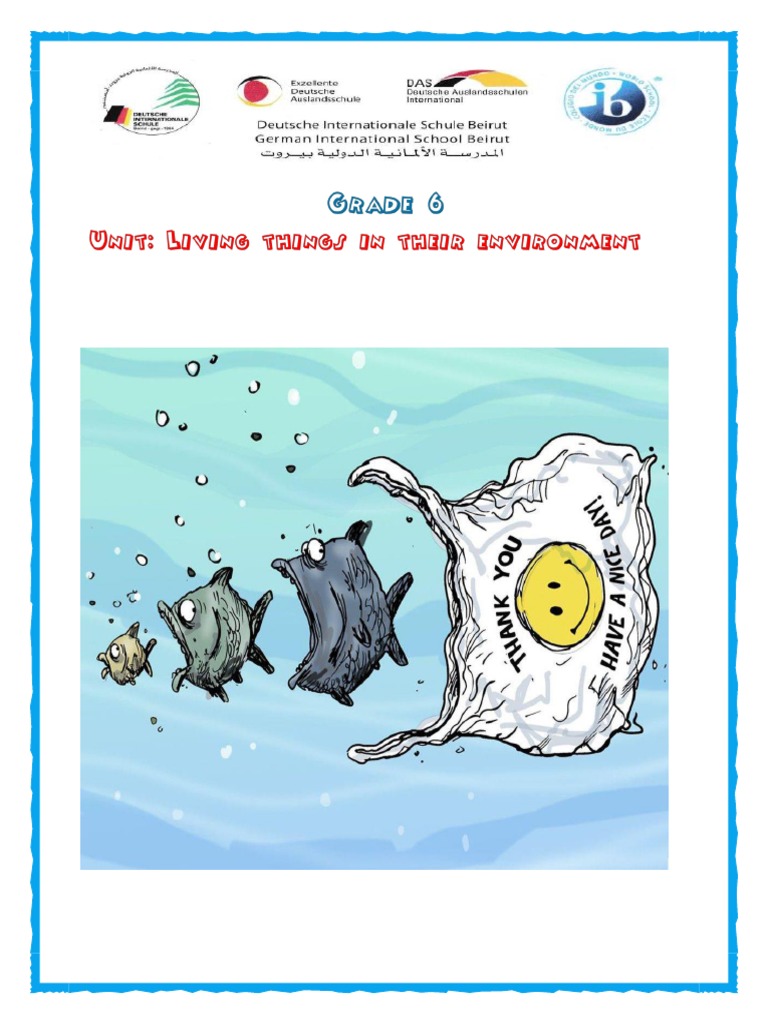 Grade 6 - Science Worksheet - Plastic Pollution - S1 PDF | PDF | Reuse ...