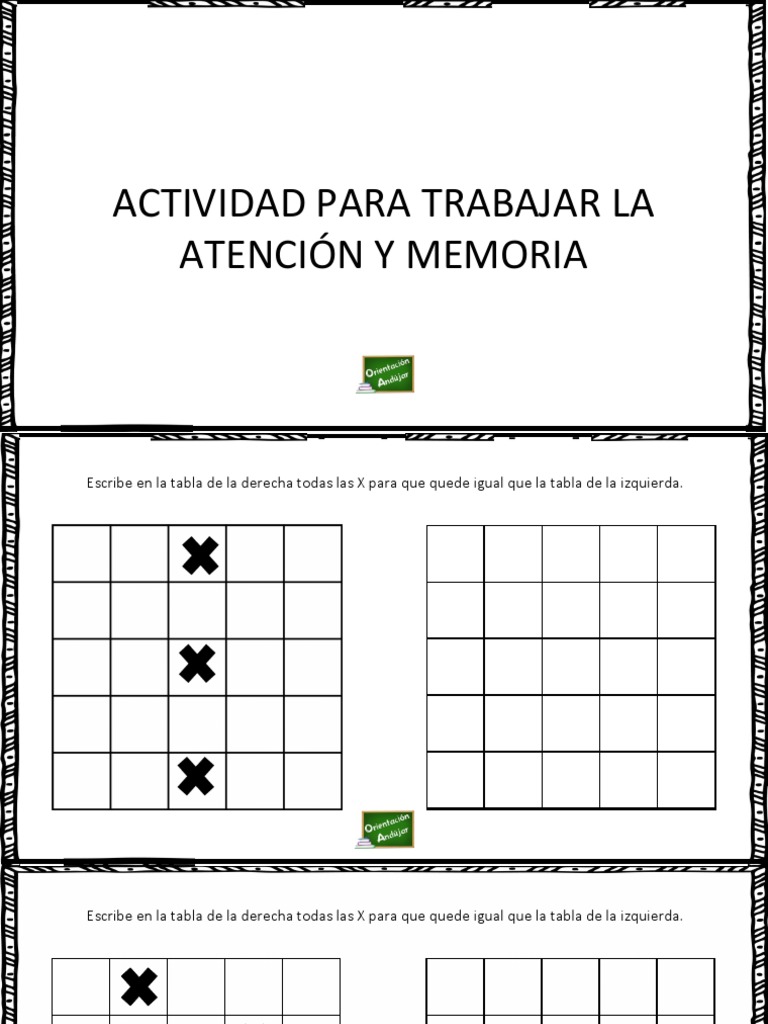 Memoria y Atencion | PDF