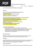 Transport On Water Lesson Plan | PDF | Learning | Lesson Plan