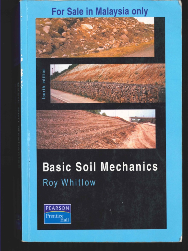Whitlow - Basic Soil Mechanics 4th Ed Complete PDF | PDF