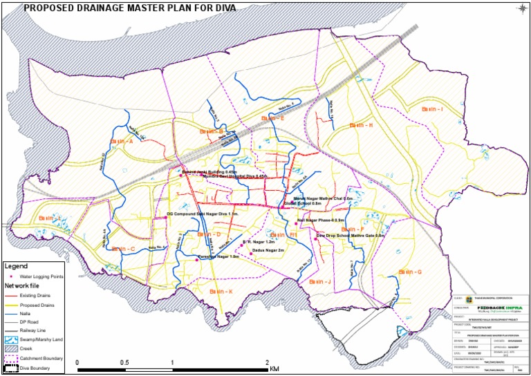 Master Plan Map Diva PDF | PDF | Physiographic Divisions | Drainage Basin