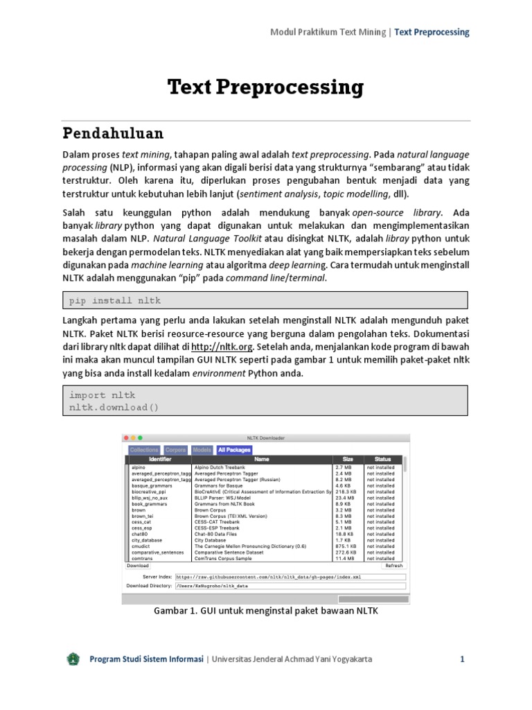 Text Preprocessing Pdf Pdf
