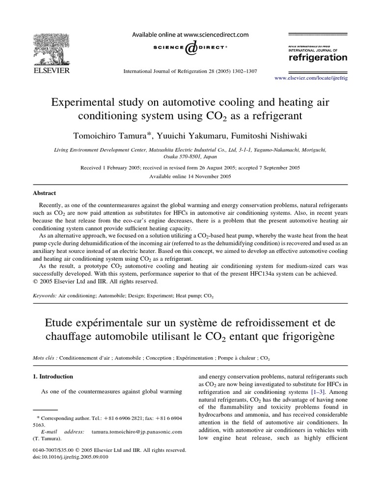 CO2-Based Automotive HVAC System Development | PDF | Air Conditioning ...