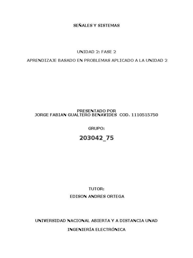 Señales y Sistemas Unidad 2 | PDF | Transformada de Fourier | Integral