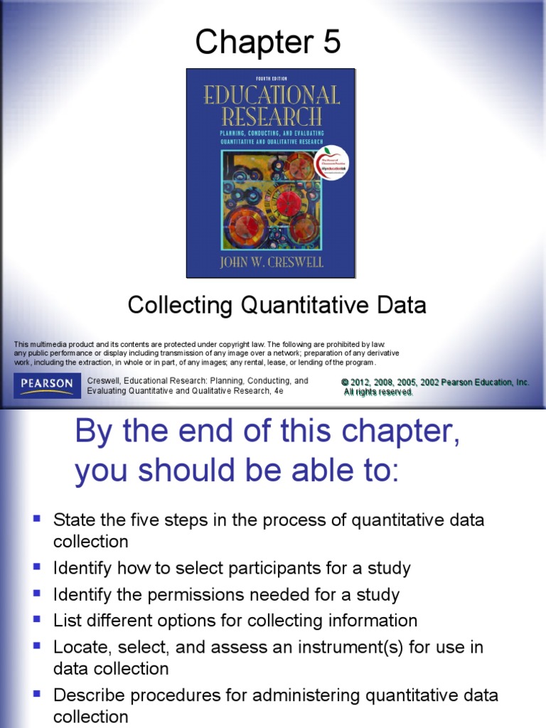 Chapter 5 Collecting Quantitative Data | Download Free PDF | Sampling (Statistics) | Validity ...