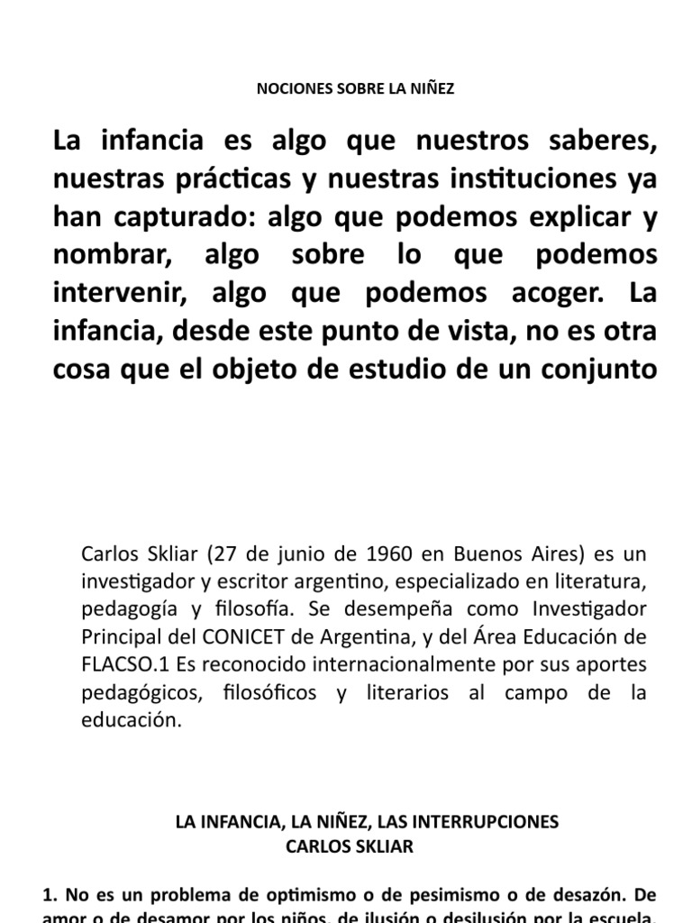 La Niñez | PDF | Infancia | Memoria