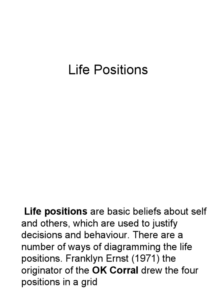 Understanding Life Positions & Strokes | PDF