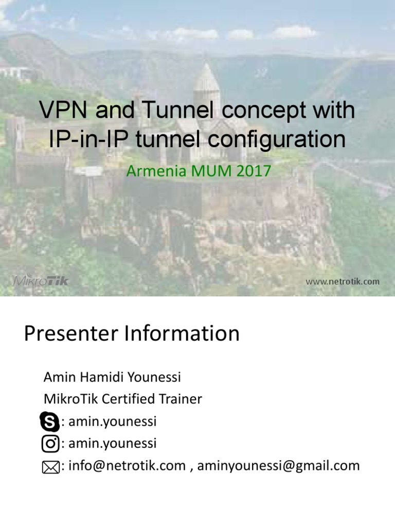 VPN and Tunnel Concept With IP-in-IP Tunnel Configuration IP-in-IP ...
