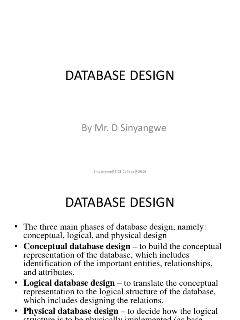 5 Conceptual Design | PDF | Database Design | Conceptual Model