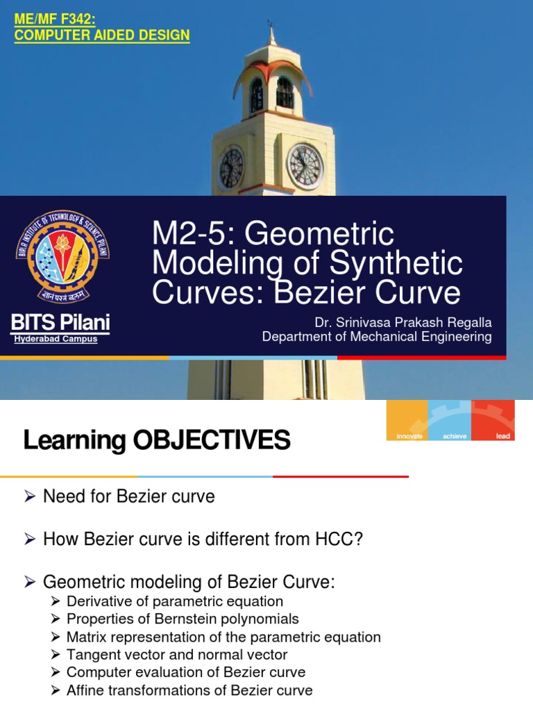 M2-5-Geom Mod Syn Curv Bezier | PDF | Geometric Shapes | Space