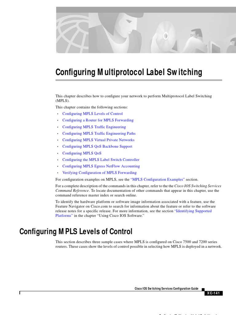 Configuring MPLS | PDF | Multiprotocol Label Switching | Networking