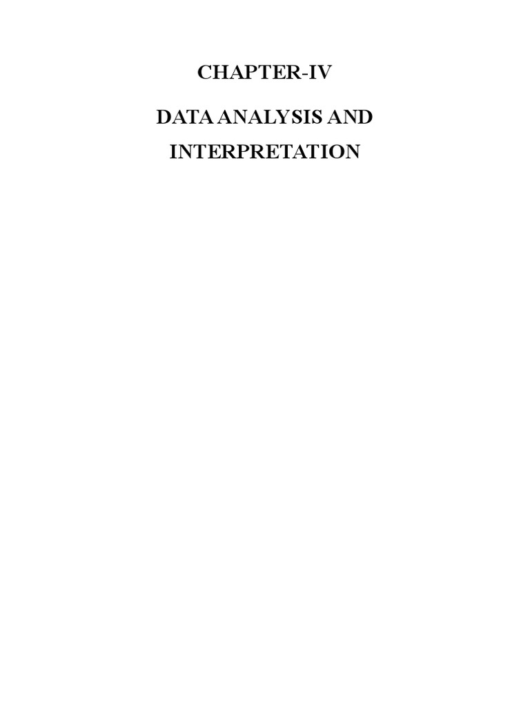 Chapter-Iv Data Analysis and Interpretation | Download Free PDF | Sharpe Ratio | Beta (Finance)