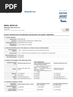 Material Safety Data Sheet: Unitor Usc | PDF | Firefighting | Personal ...