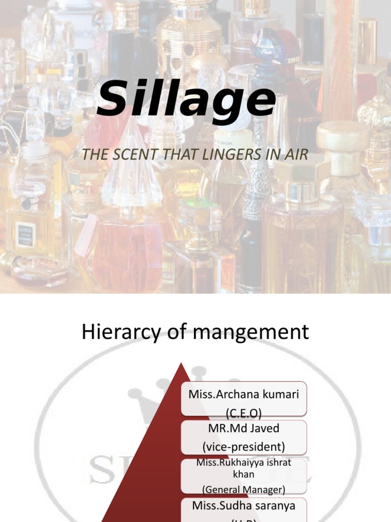 Sillage Perfume Company | PDF | Swot Analysis | Perfume