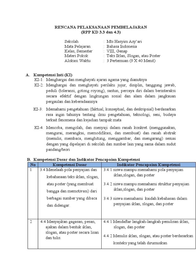 RPP Lesson Study | PDF