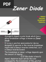 Zener Diode Project | PDF | Diode | P–N Junction