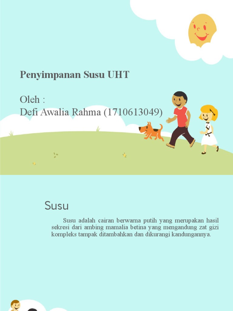 Penyimpanan Susu UHT | PDF