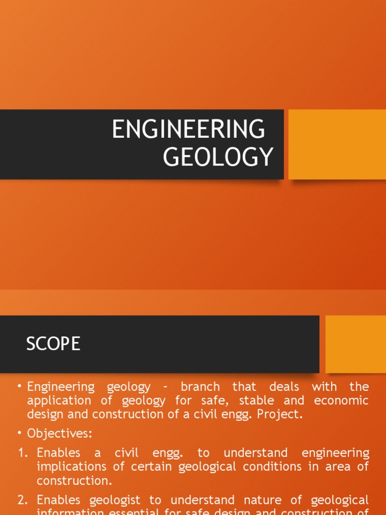 Engineering Geology | PDF