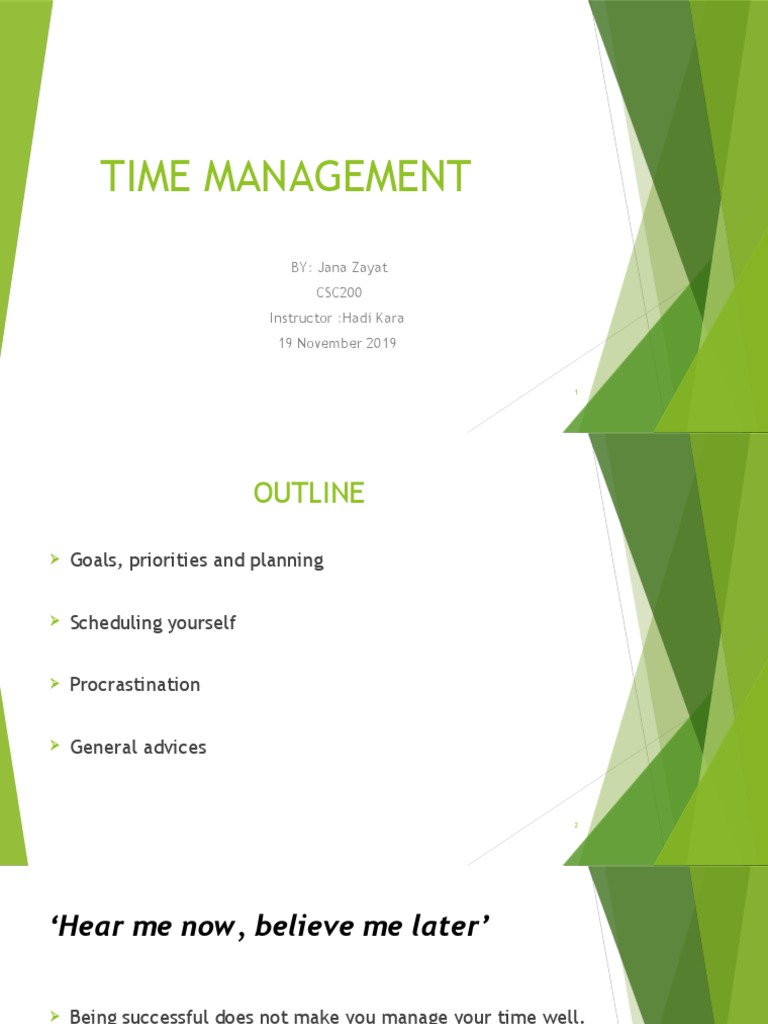 Effective Time Management Strategies | PDF | Self-Improvement