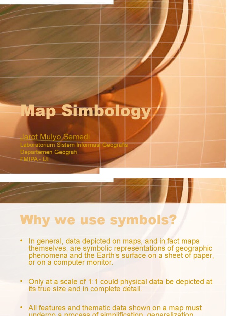 Map Simbology: Jarot Mulyo Semedi | Download Free PDF | Contour Line | Map