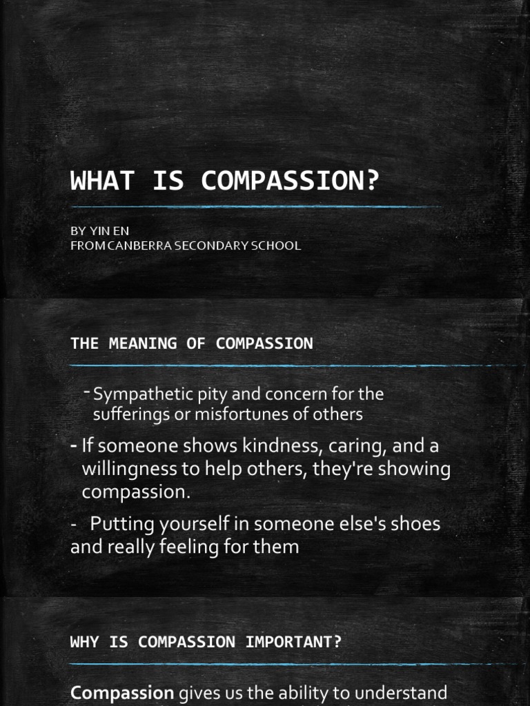 Understanding Compassion's Importance | PDF | Self-Improvement