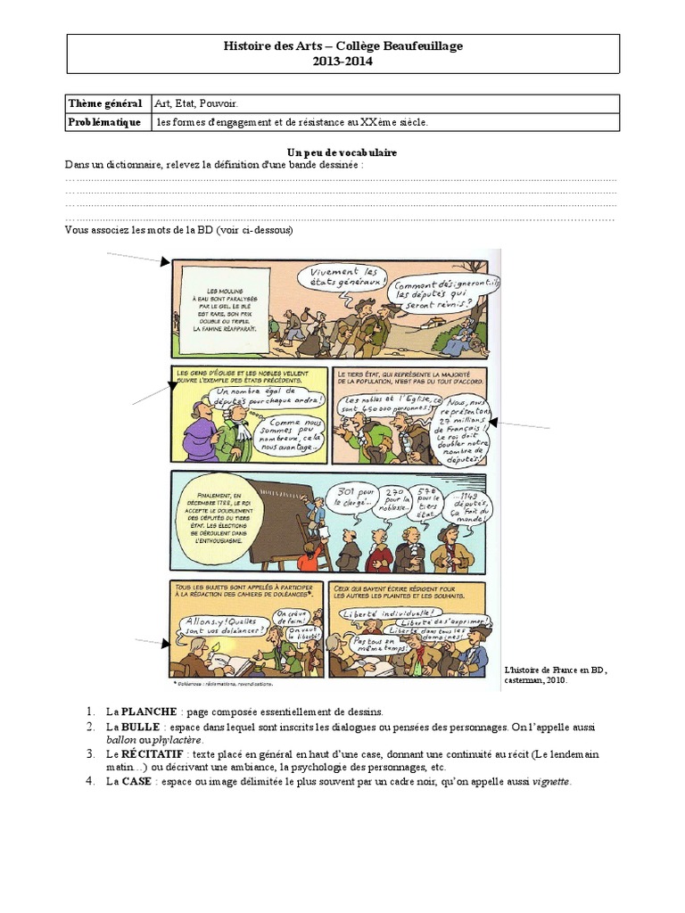 BD Histoire Des Arts | PDF | BD