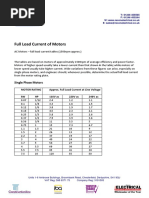 Cable Size & Current Rating Chart | PDF