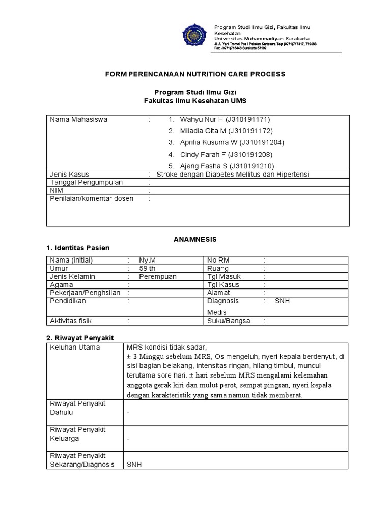 NCP Stroke 2-1 | PDF