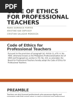 Code of Ethics For Professional Teachers Powerpoint Presentation | PDF ...