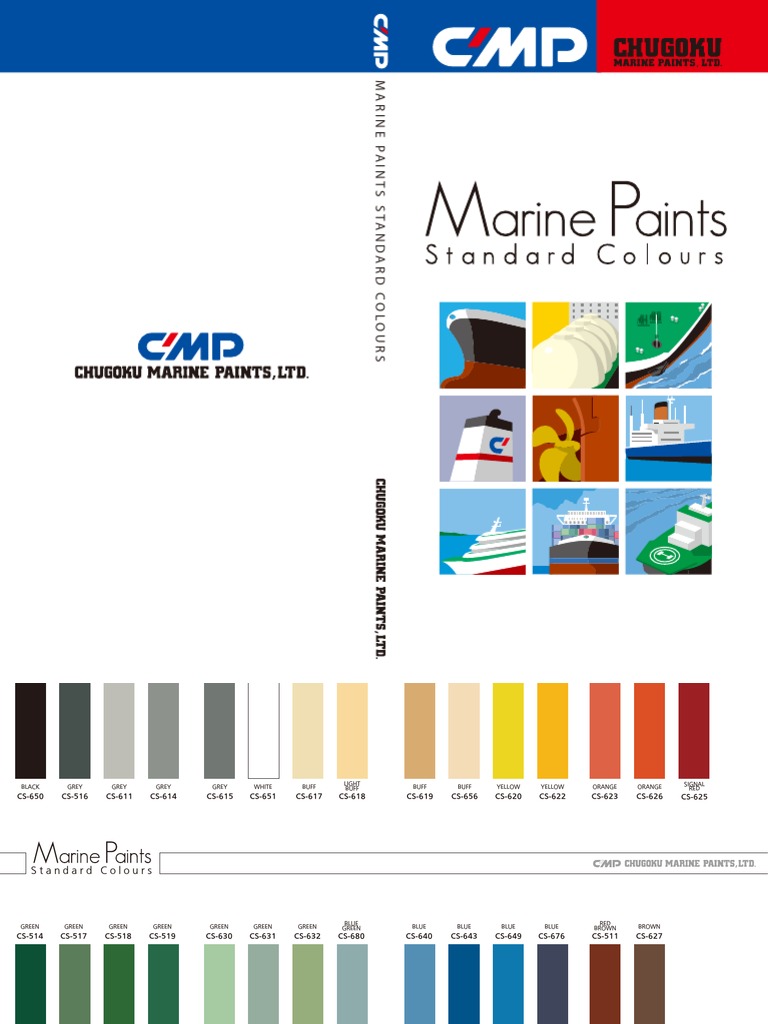 Marine Paints Standard Color Codes | PDF | Rainbow | Media Technology