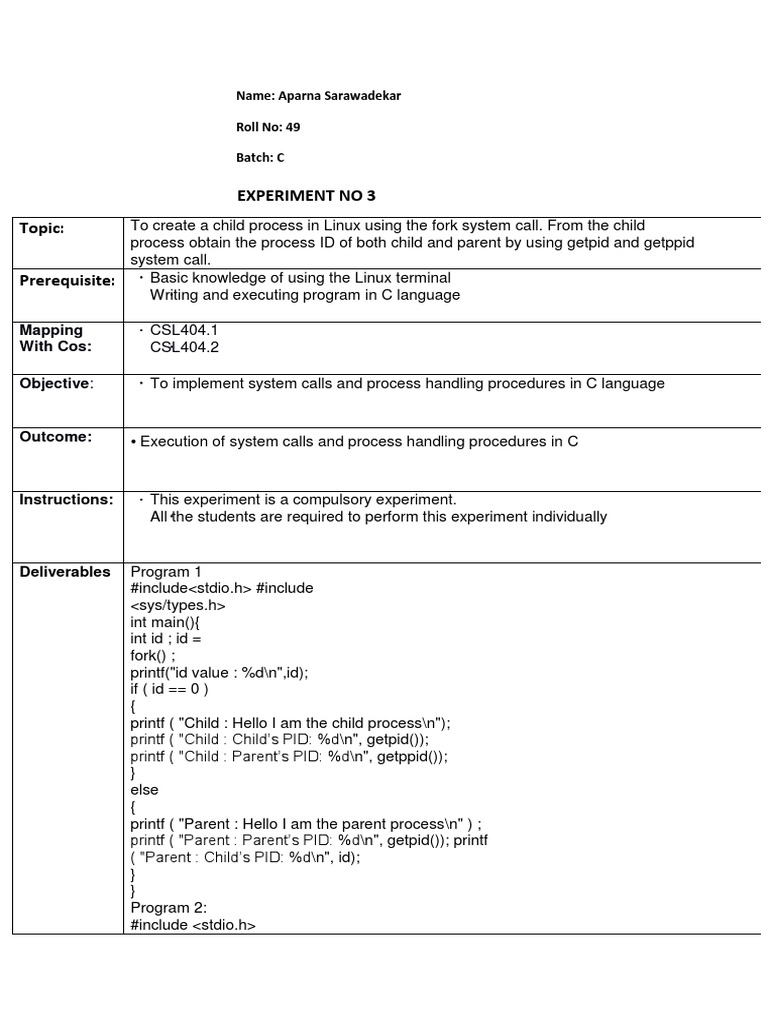 Os Exp3 - Roll 49 PDF | PDF | Concurrency (Computer Science) | System Software