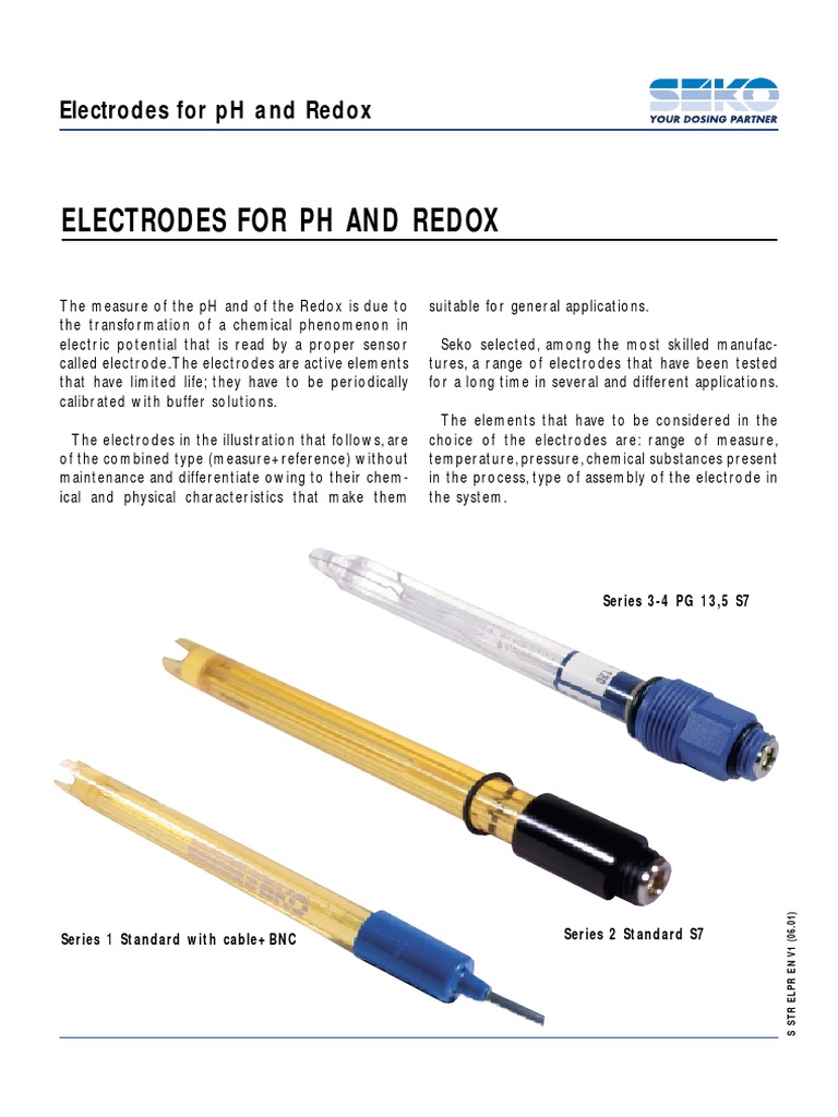 Electrodes PDF | PDF | Ph | Physical Chemistry