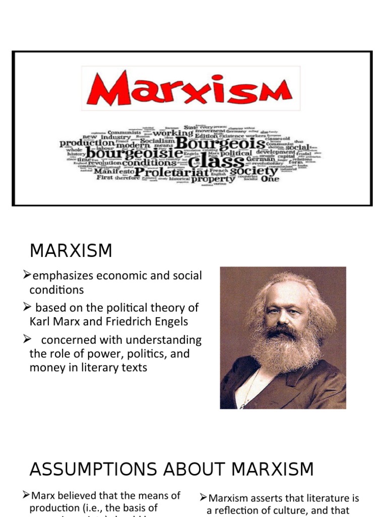 MARXISM | PDF | Marxist Theory | Bourgeoisie