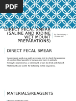 Fecalysis Test Procedure and Results | PDF | Human Feces | Diarrhea