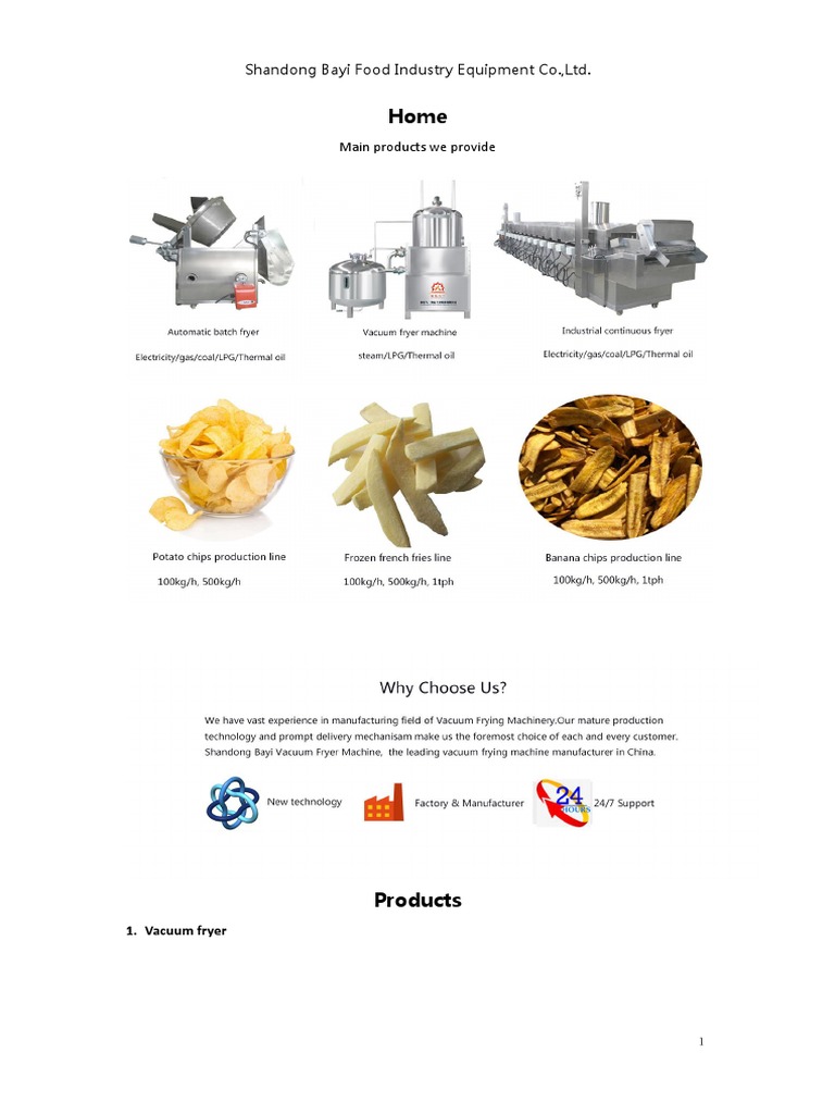 Potato Chips Production | PDF | French Fries | Potato Chip
