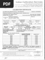 Calibration Certificates Vernier Caliper | PDF