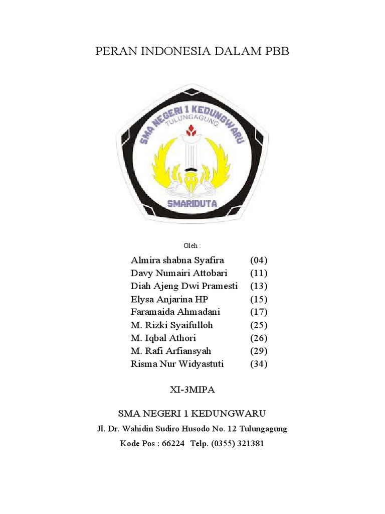 Peran Indonesia Dalam PBB | PDF