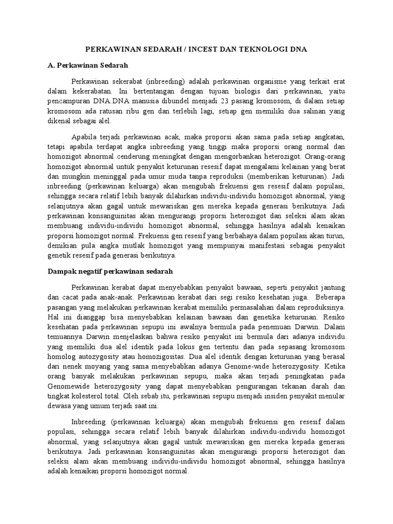 Perkawinan Sedarah Pdf