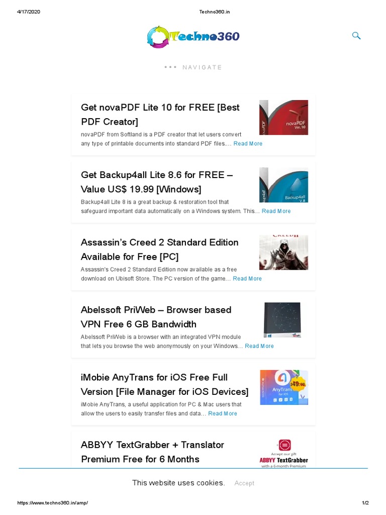 Techno360 PDF | PDF | Ios | Microsoft Windows